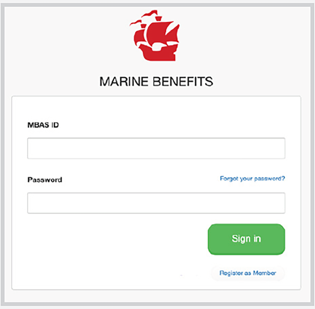 1.1 How do I register a new member account? - Marine Benefits - FAQ